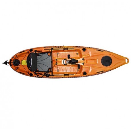 Riot Mako 10 Foot, Sit-On-Top, Pedal, Fishing, Kayak - LGO